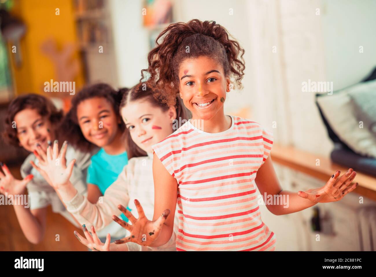Joyful kids hi-res stock photography and images - Alamy