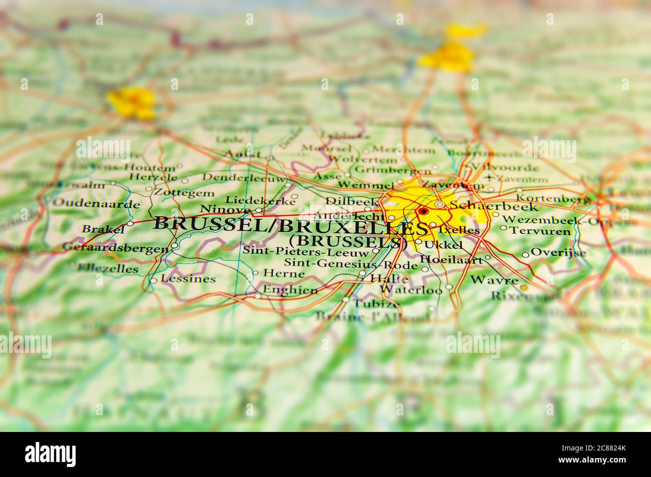 Bruxelles belgium europe map hi-res stock photography and images - Alamy