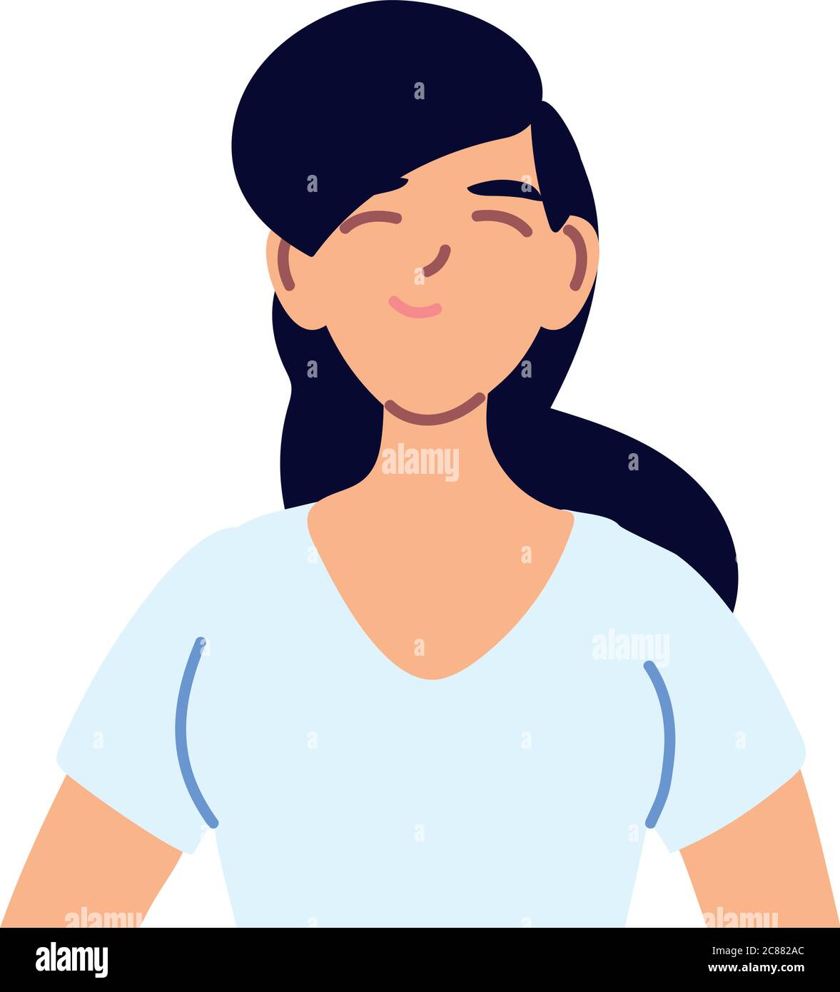 latin woman cartoon design, Girl female person people human and social ...