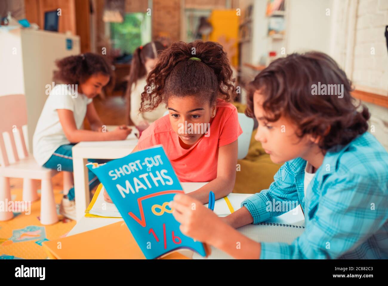 Math textbook hi-res stock photography and images - Alamy