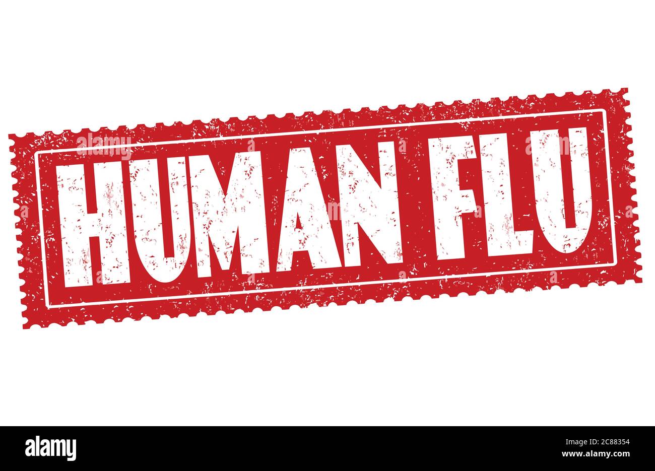 Human flu sign or stamp on white background, vector illustration Stock ...