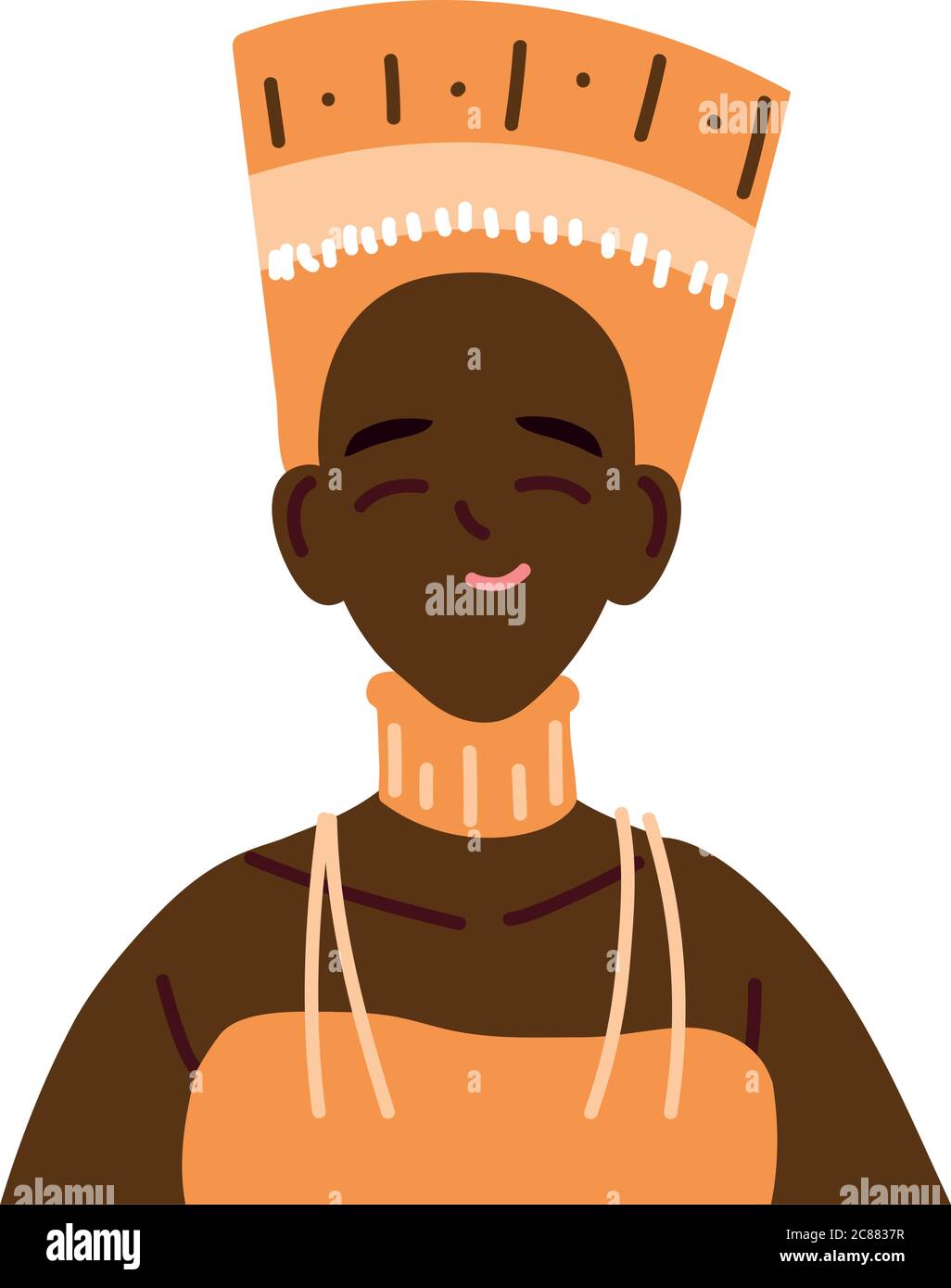 african woman cartoon design, Girl female person people human and ...