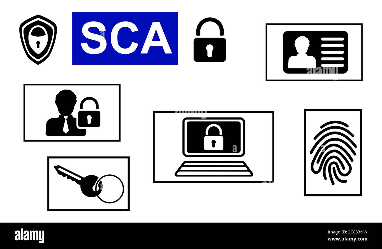 Illustration of a sca concept Stock Photo - Alamy