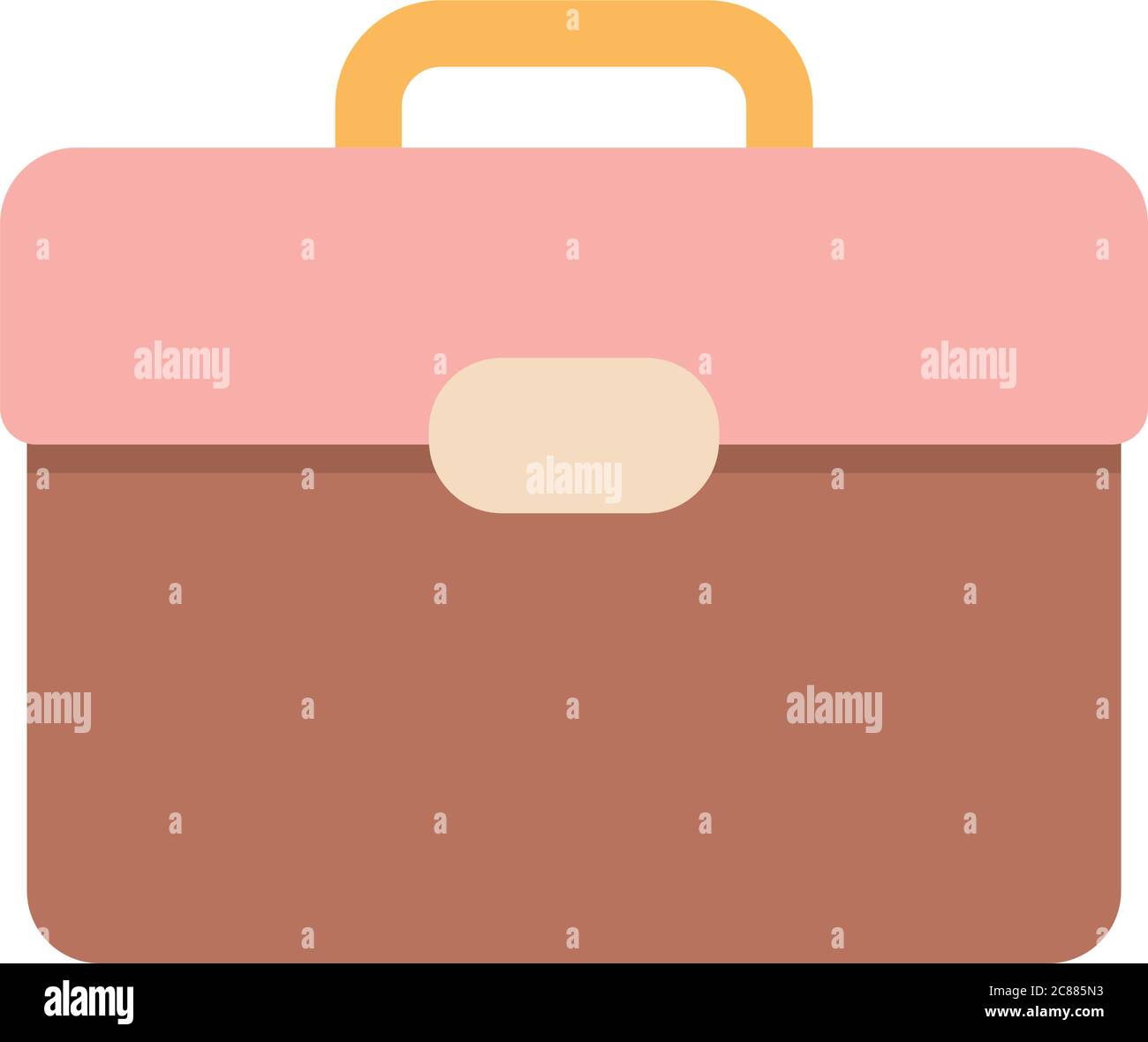 business portfolio icon over white background, flat style, vector ...