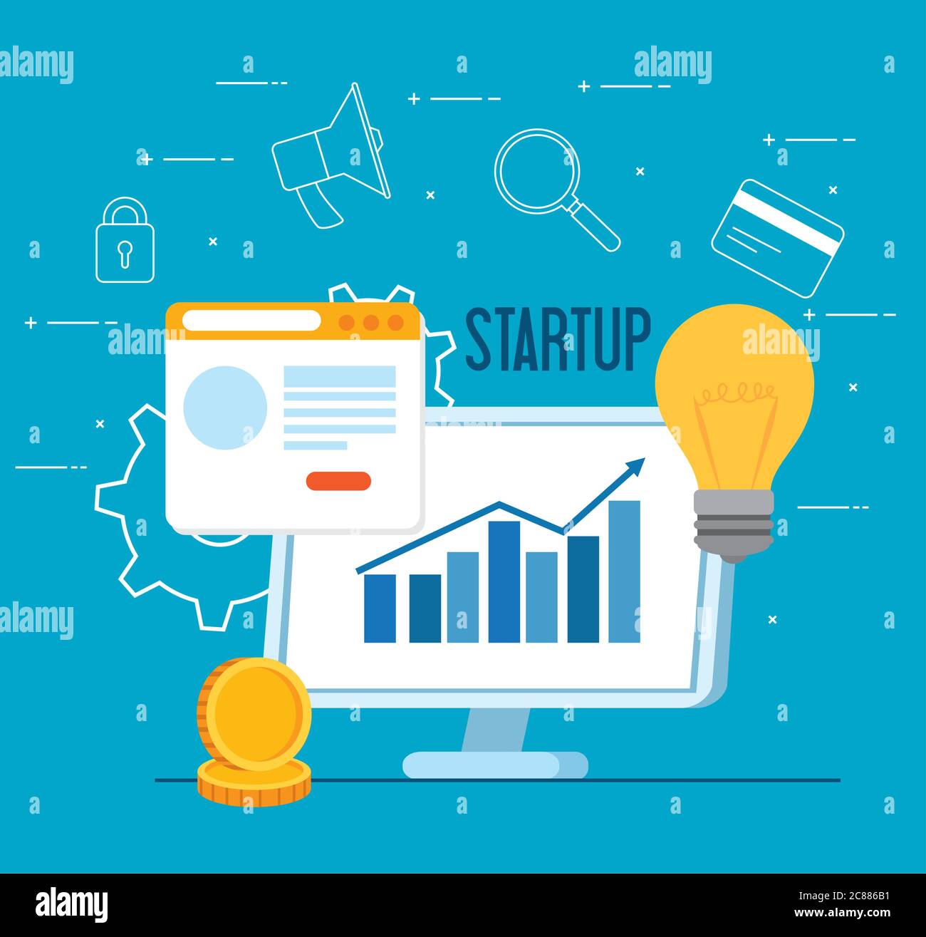 Startup Icons Computer High Resolution Stock Photography and Images - Alamy