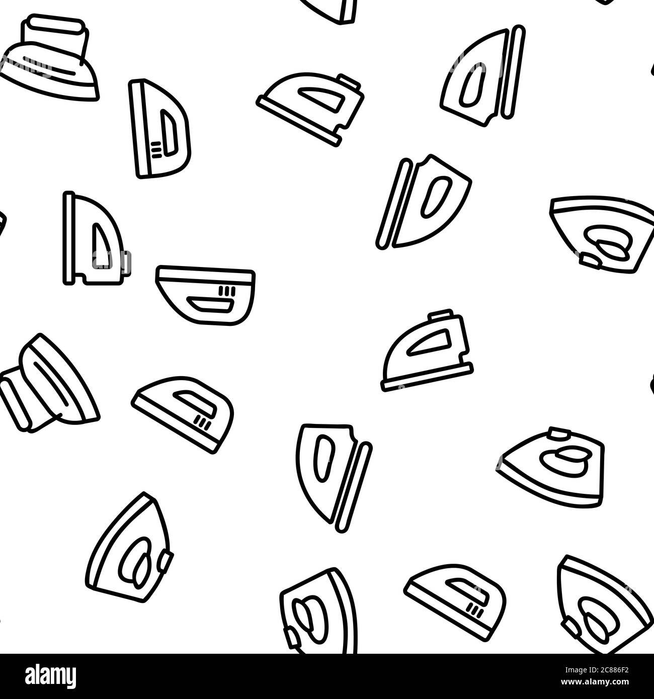 Iron Electrical Tool Vector Seamless Pattern Stock Vector Image & Art ...