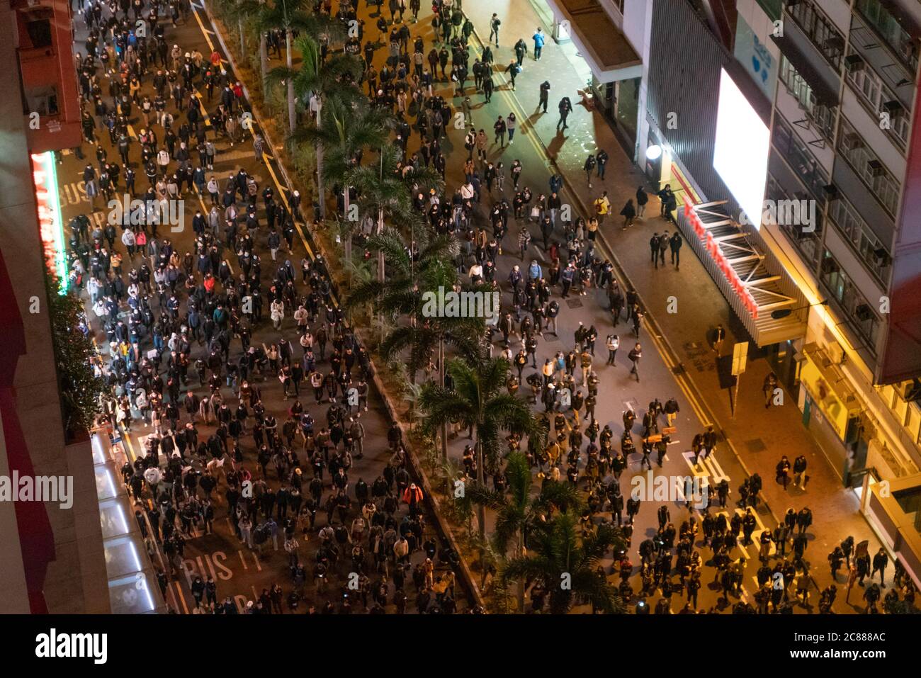 The people's rally for defending their freedoms and rights Stock Photo ...