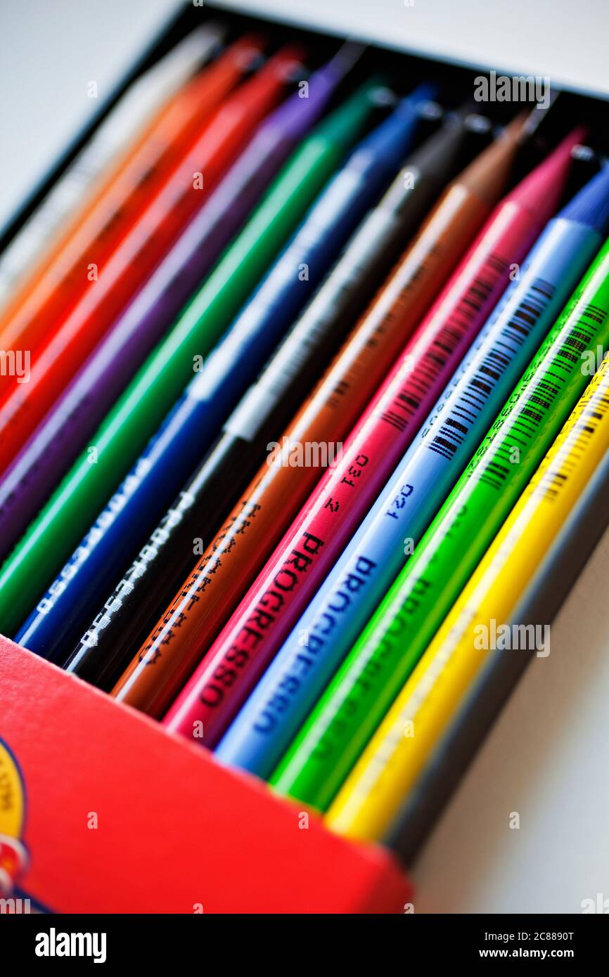 School supplies for first graders, crayons by KOH-I-NOOR HARDTMUTH ...