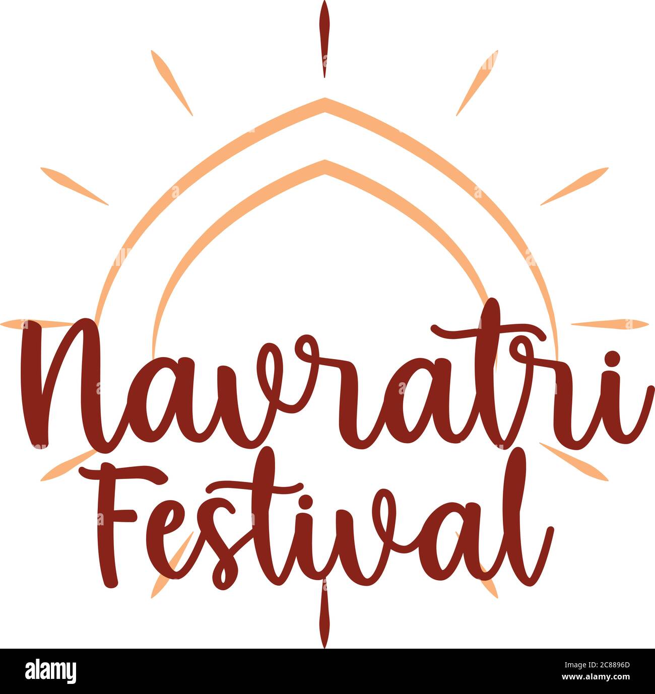 happy navratri celebration, design on the occasion of hindu festival ...