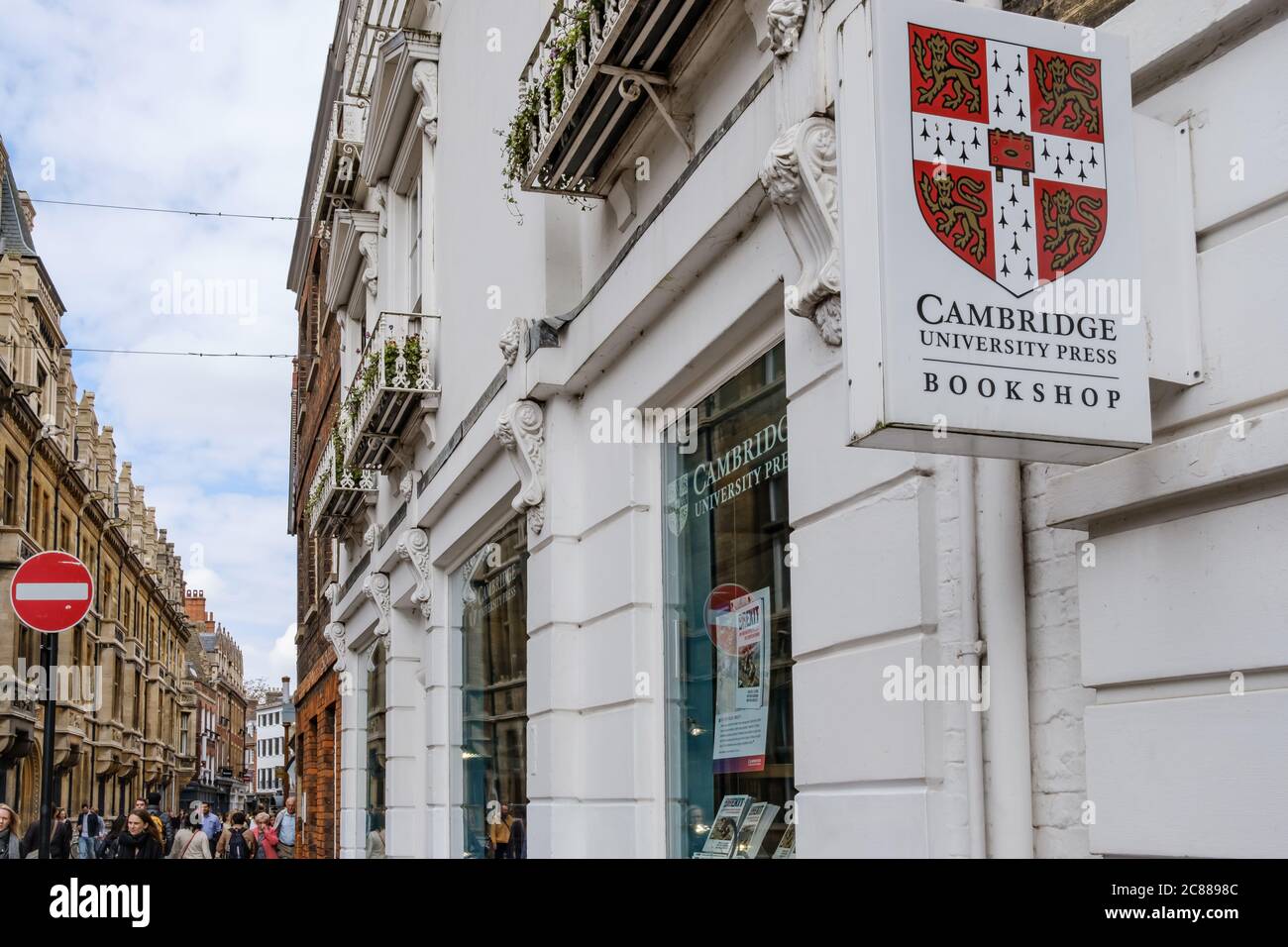 Large University book press and store showing the University crest on ...