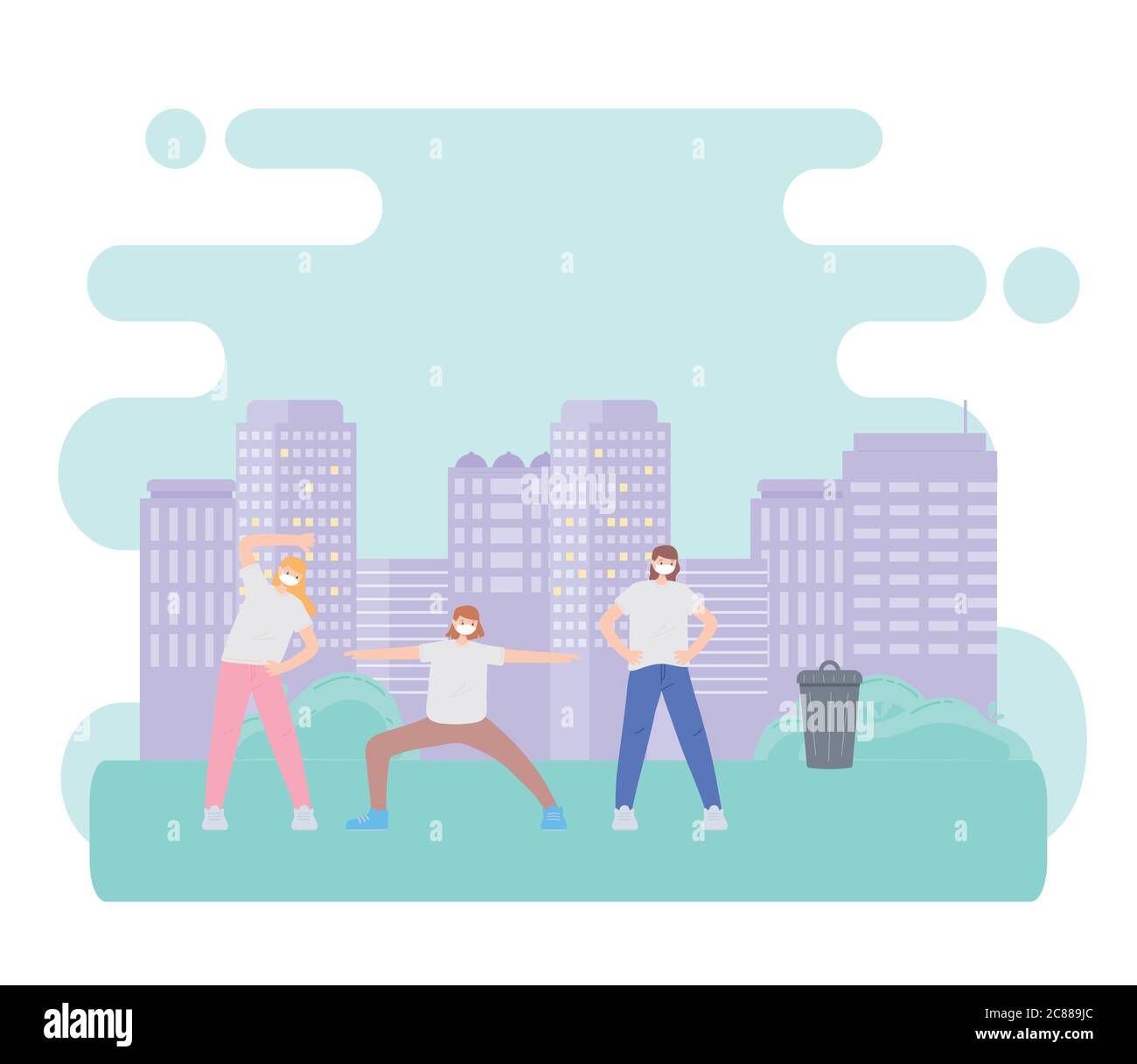 Face exercises Stock Vector Images - Alamy