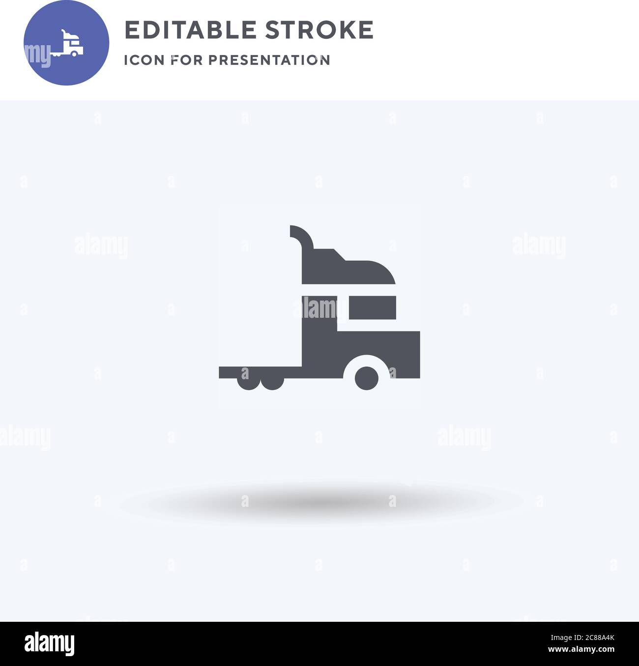 Logistics icon vector, filled flat sign, solid pictogram isolated on ...