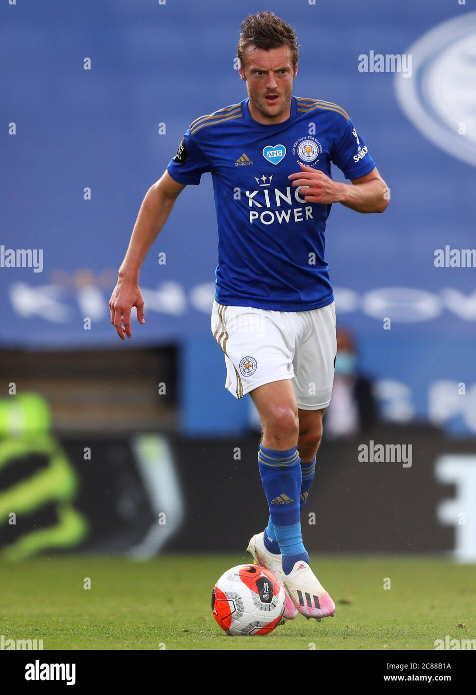 Jamie Vardy of Leicester City - Leicester City v Sheffield United ...