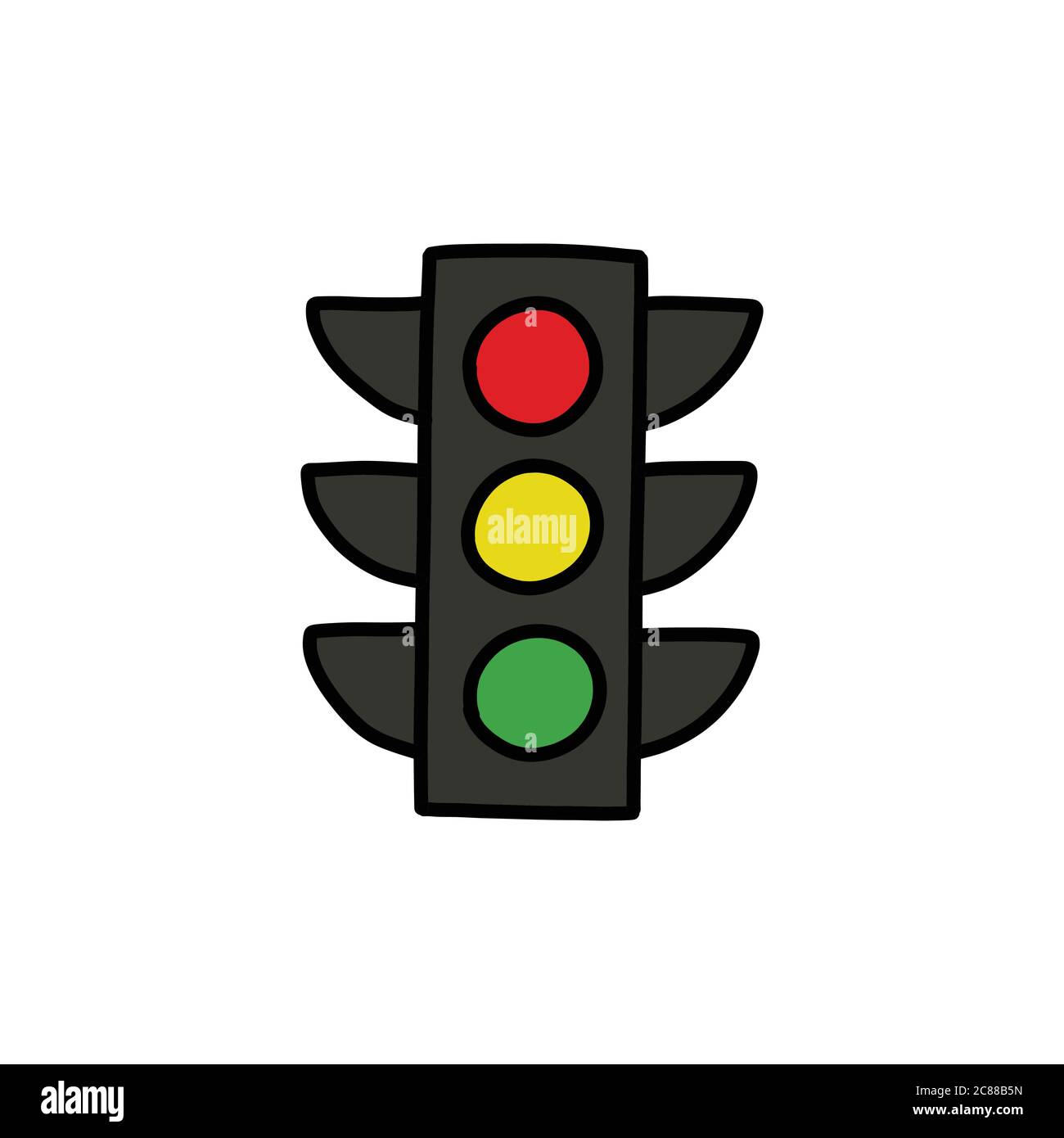 Three red lights background Stock Vector Images - Alamy