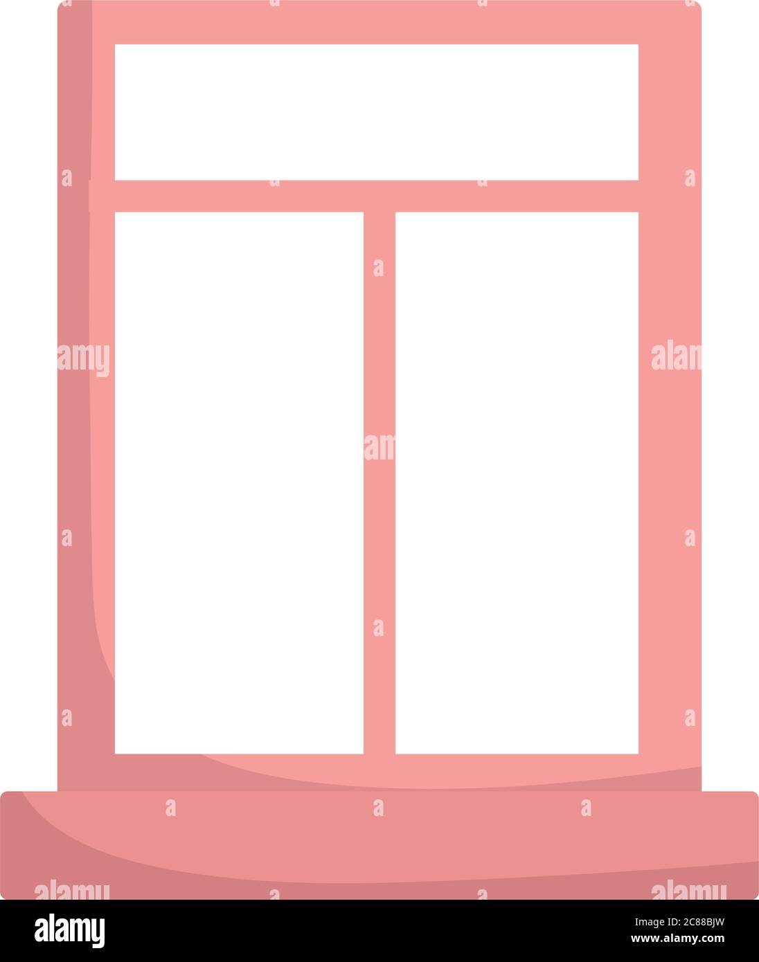 window frame decoration isolated icon design vector illustration Stock ...