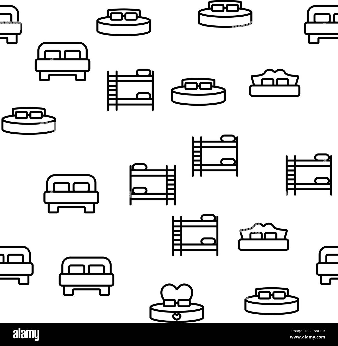 Modern wallpaper bedroom Black and White Stock Photos & Images - Alamy