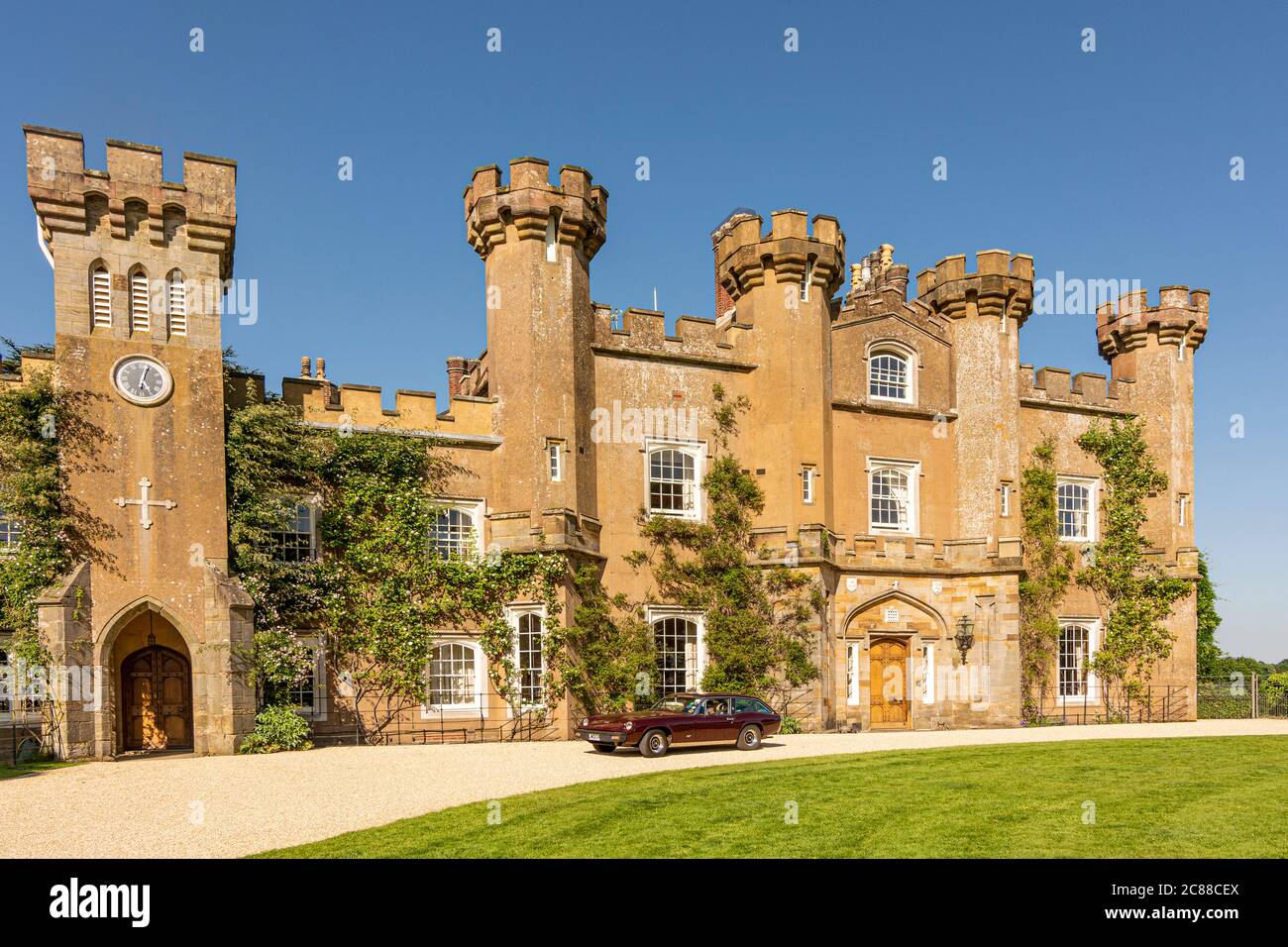 Knepp Castle, West Sussex, southern England, UK Stock Photo - Alamy