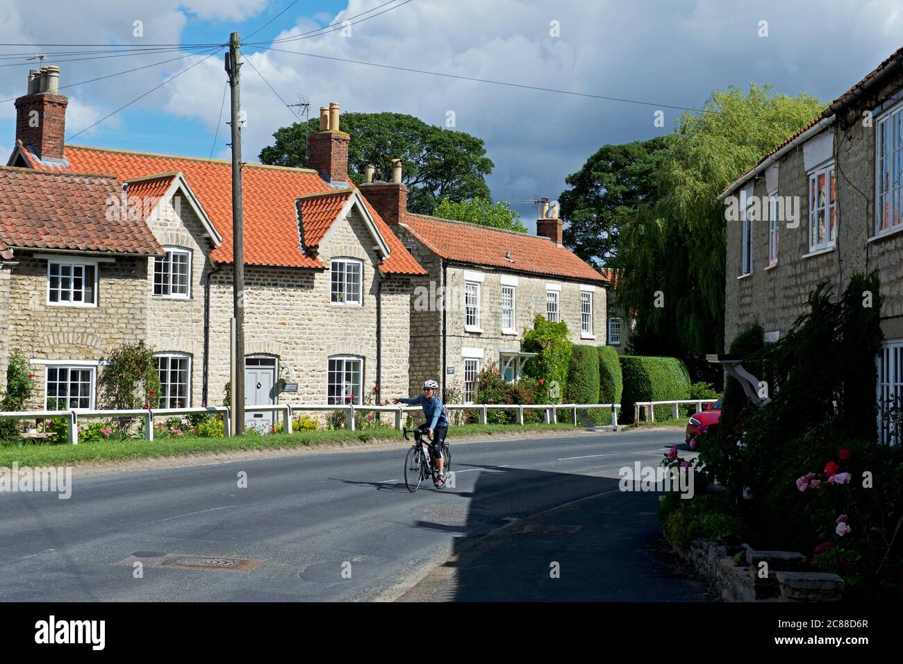 the village of Hovingham, Ryedale, North Yorkshire, England UK Stock ...