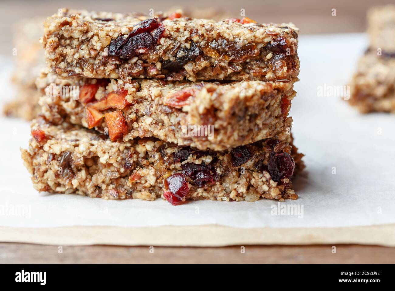Home made energy bars Stock Photo - Alamy