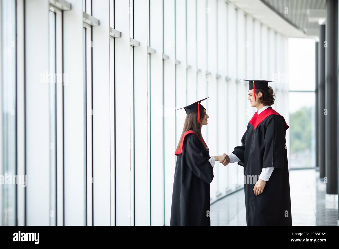 Graduation ceremony handshake hi-res stock photography and images - Alamy
