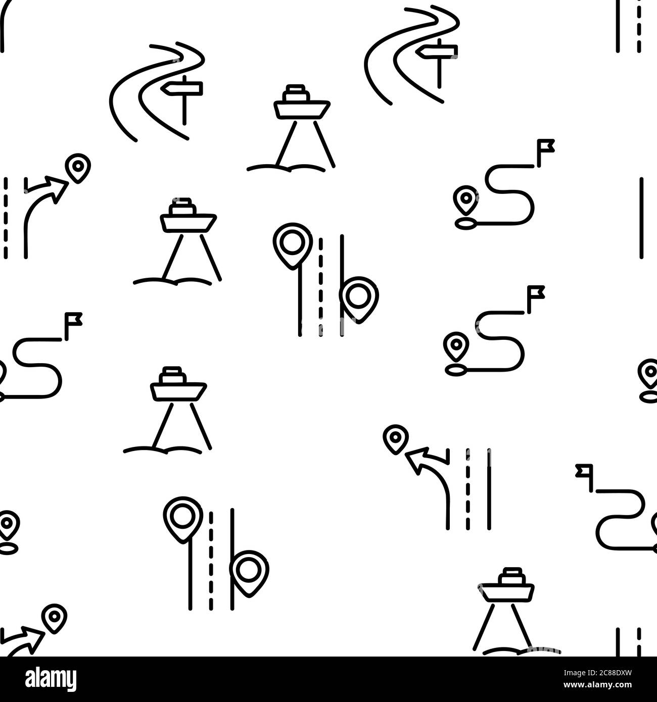 Route direction signs Black and White Stock Photos & Images - Alamy