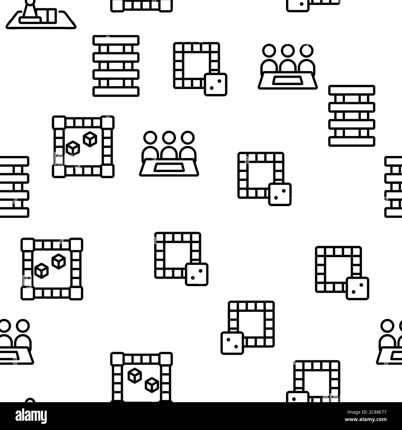 Riddle Play Equipment Vector Seamless Pattern Stock Vector Image & Art ...