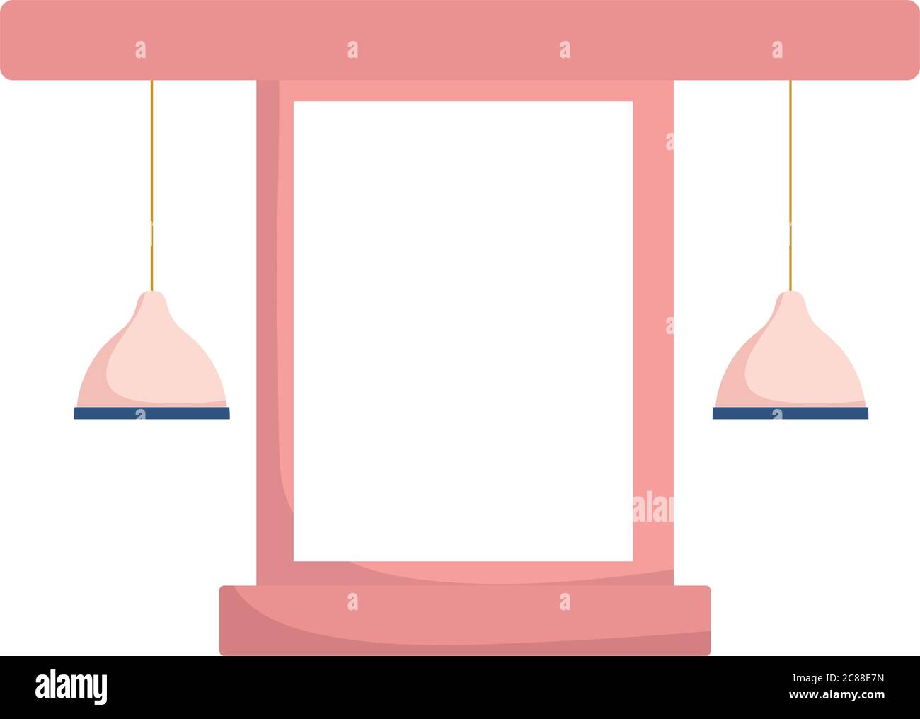 Window hanging decoration Stock Vector Images - Alamy