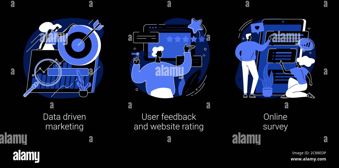 Customer behavior analysis abstract concept vector illustrations Stock ...