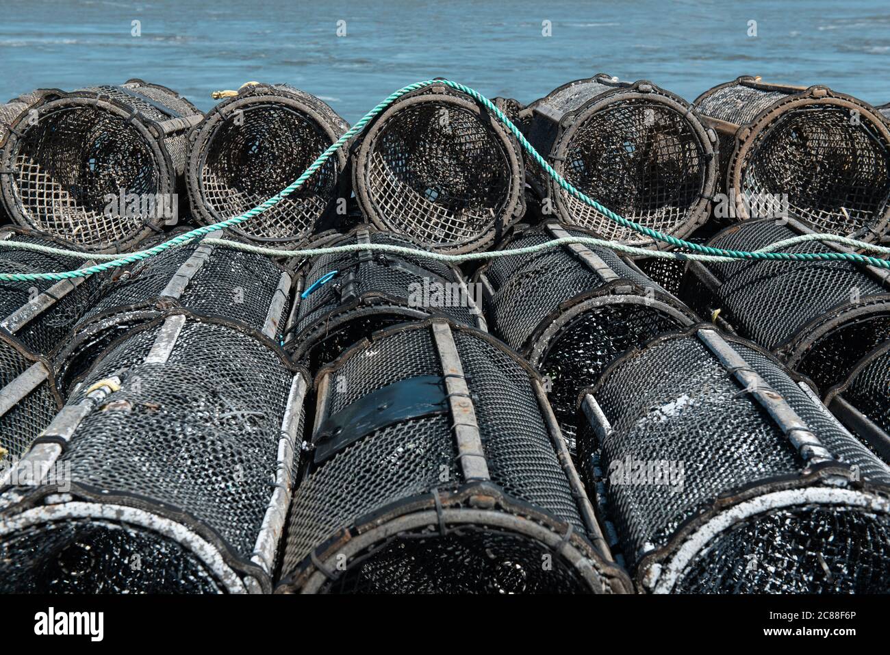 Lobster creel hi-res stock photography and images - Alamy