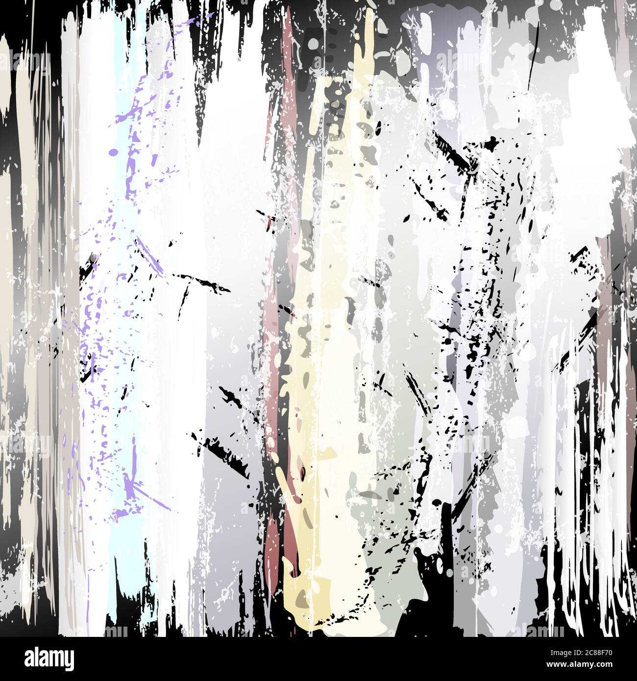 abstract background, with strokes and splashes, on black Stock Vector ...