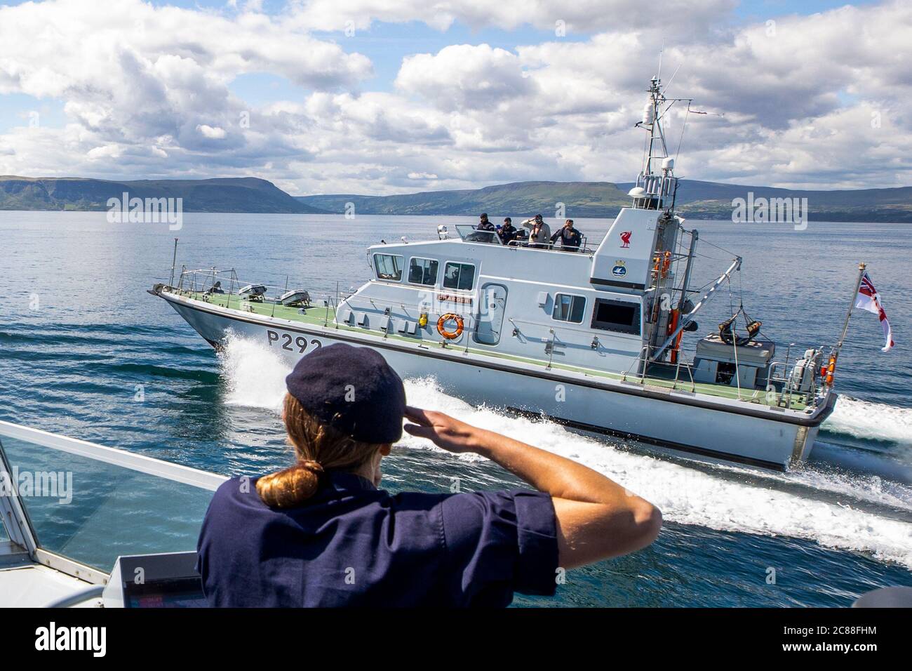 Commanding Officer Lt Rebecca Anderson Royal Navy abroad HMS Biter ...