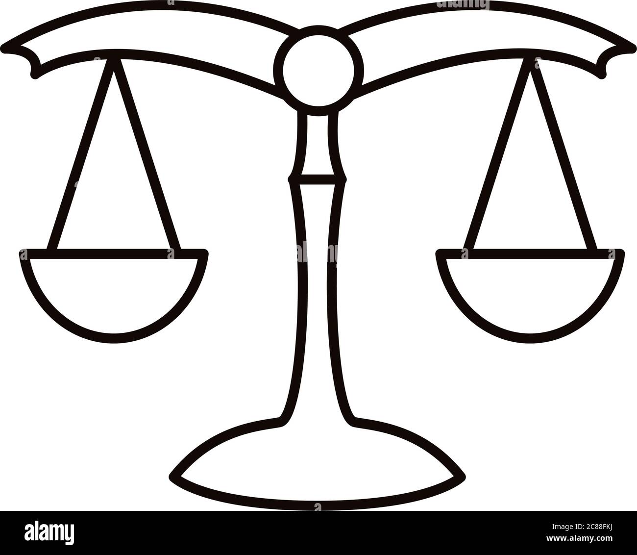 libra zodiac sign line style icon vector illustration design Stock ...