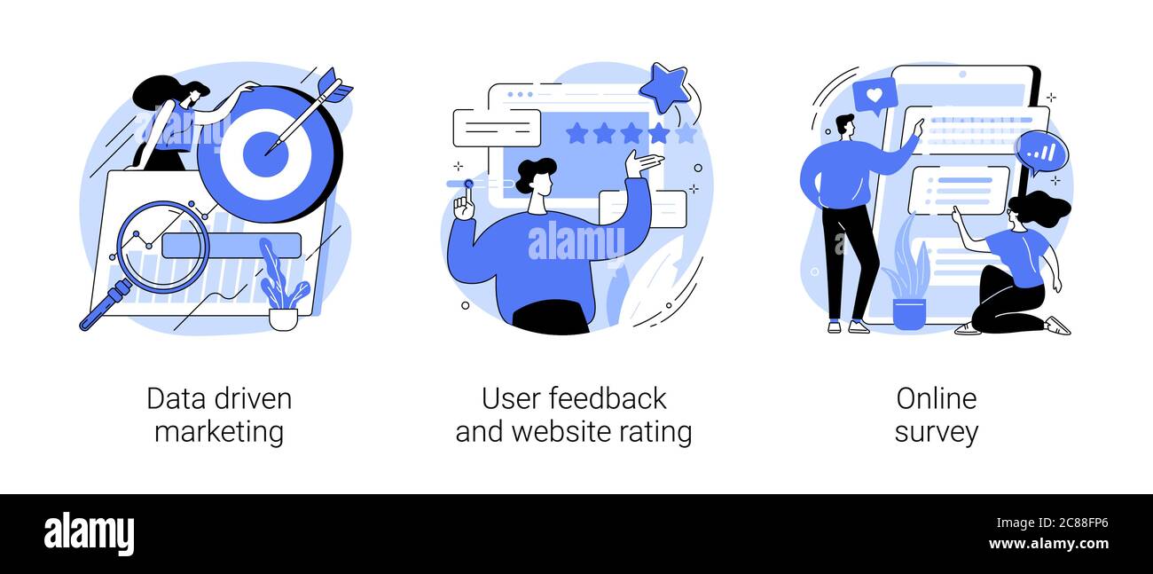 Customer behavior analysis abstract concept vector illustrations Stock ...