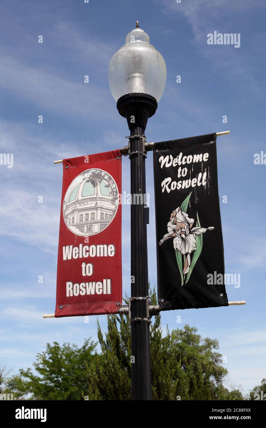 Welcome New Mexico State Sign High Resolution Stock Photography and ...