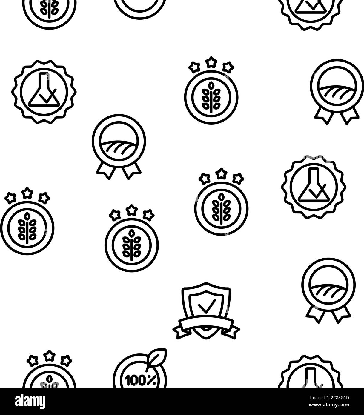 Gmp Certified Mark Vector Seamless Pattern Stock Vector Image & Art - Alamy