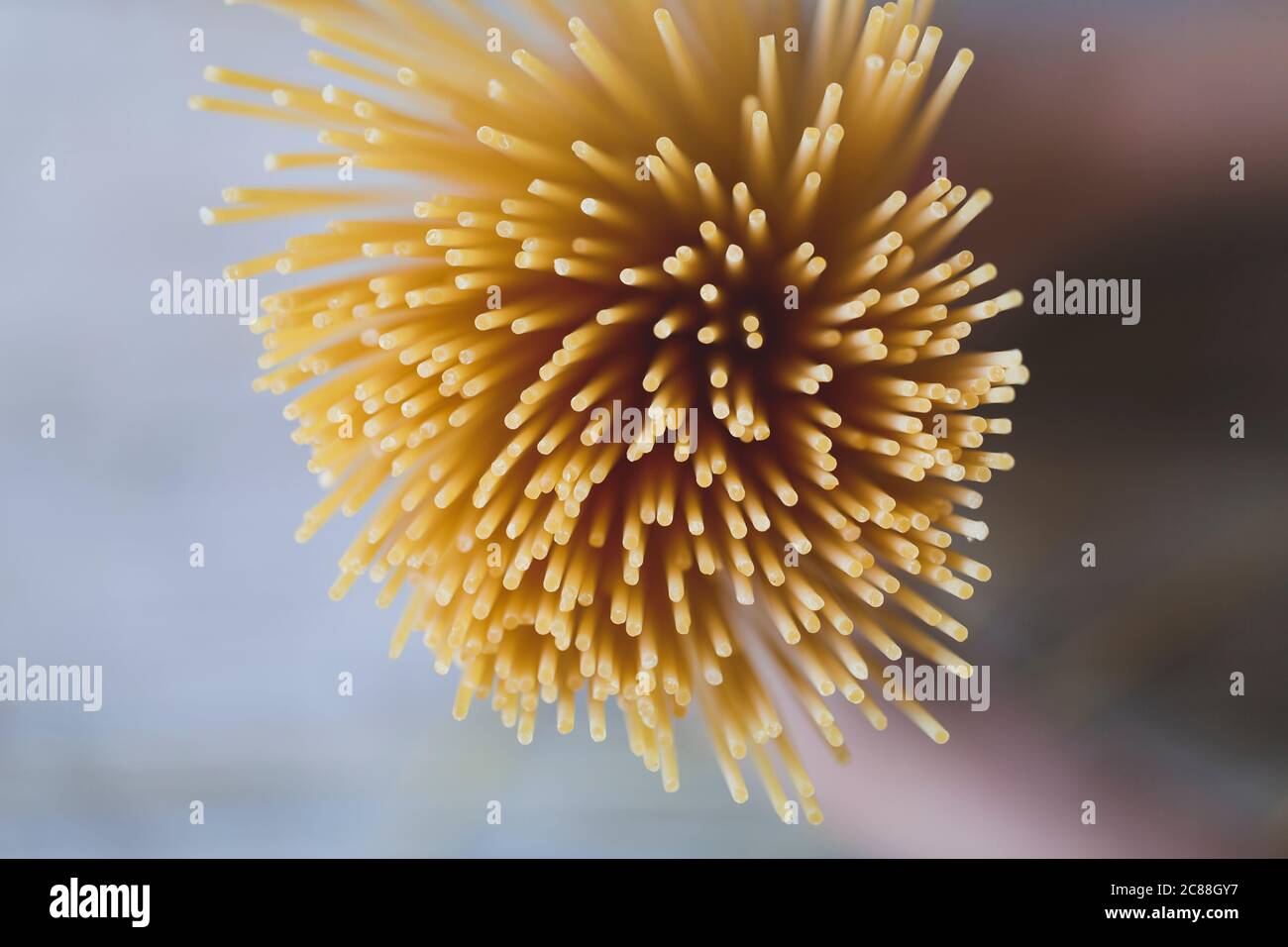 Macro of many Spaghetti Noodles and egg noodles Stock Photo - Alamy