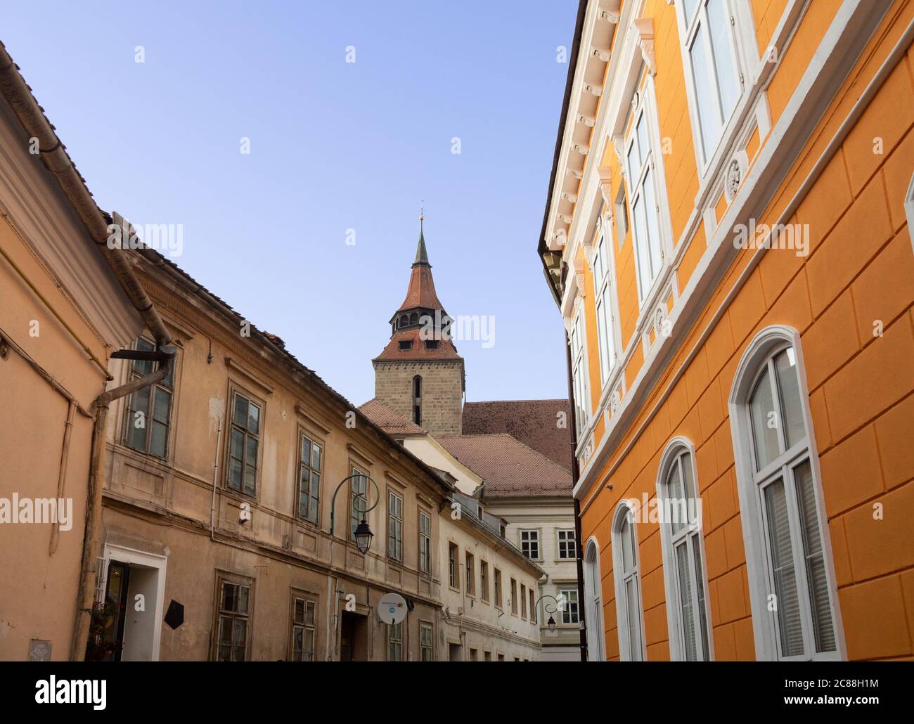 Brasov, Transylvania / Romania - October 24, 2019: Cityscape of Brasov ...