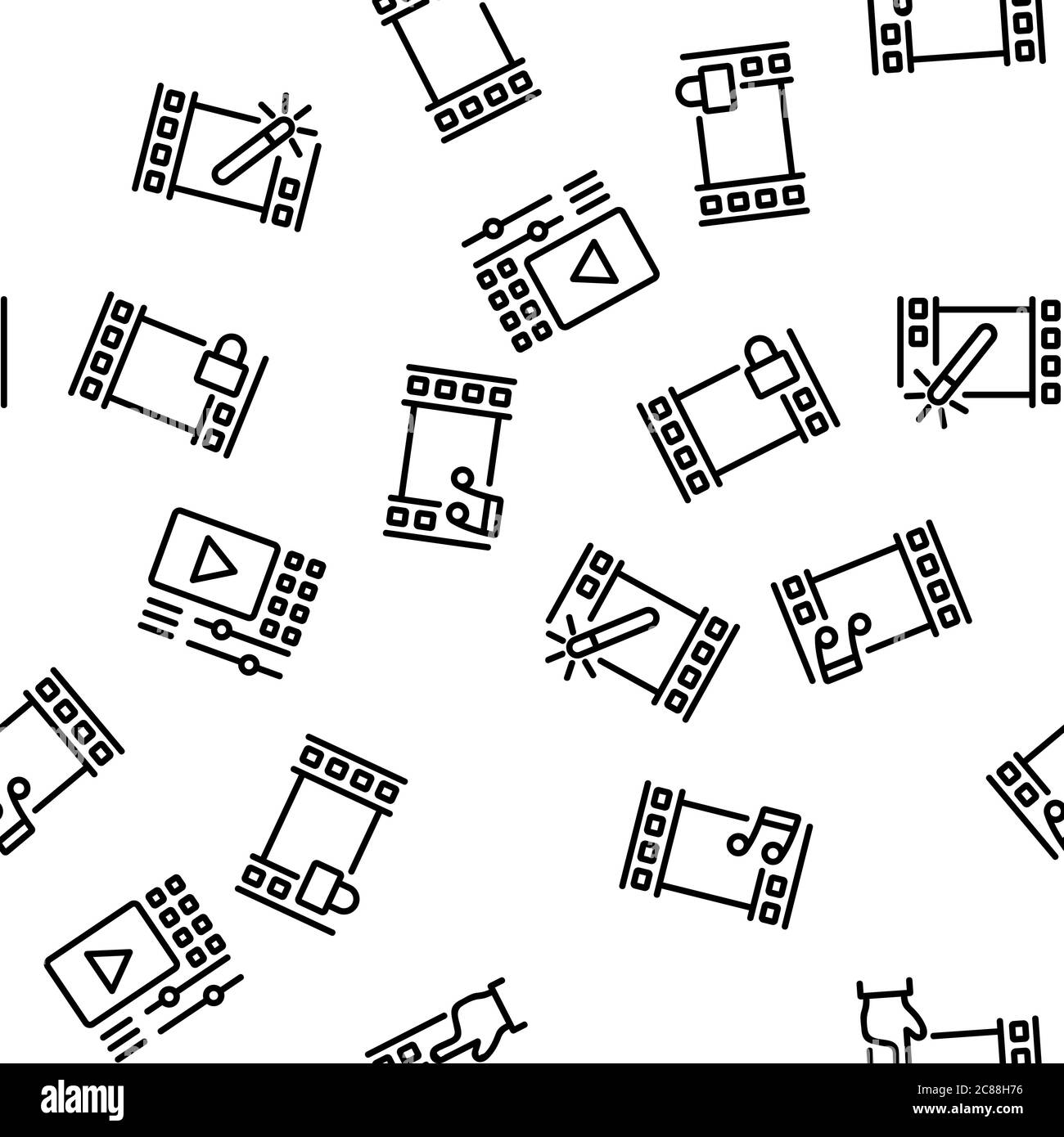 Editing movie editor Black and White Stock Photos & Images - Alamy