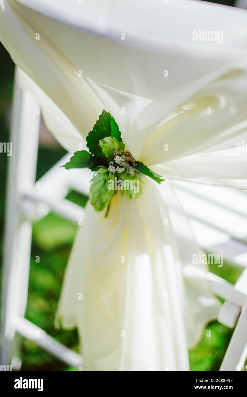 The elegant dinner table. Preparing the restaurant Stock Photo - Alamy