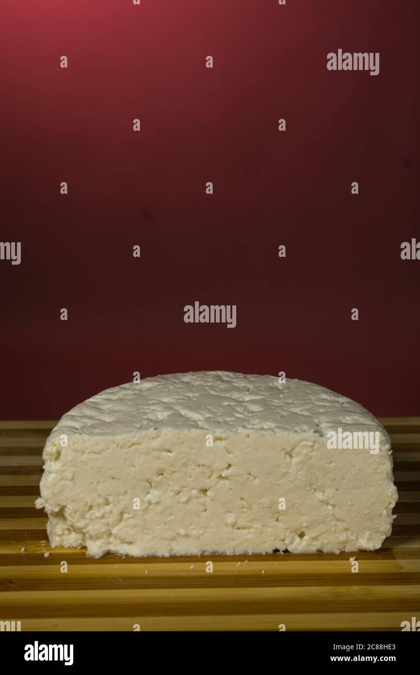 Italian soft cheese made from cow's milk Stock Photo - Alamy