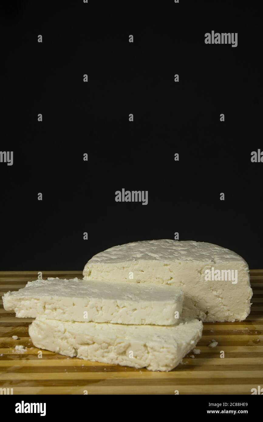 Italian soft cheese made from cow's milk Stock Photo - Alamy