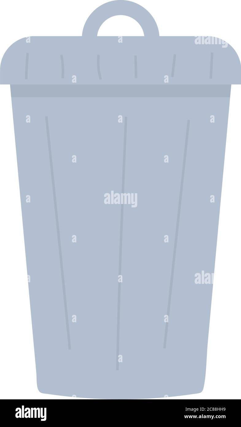 trash can waste cleaning isolated design icon vector illustration Stock ...