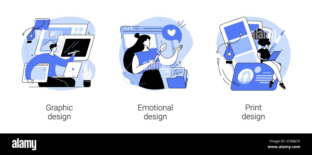 Design services abstract concept vector illustrations Stock Vector ...