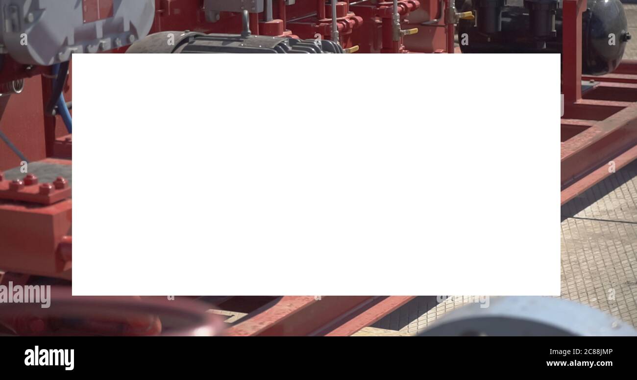 Offshore the Industry oil and gas production petroleum. Border frame ...