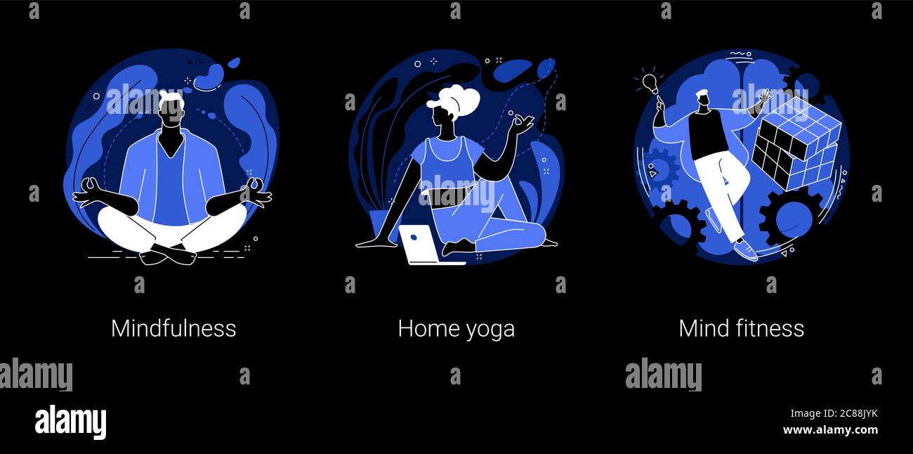 Mental health abstract concept vector illustrations Stock Vector Image ...