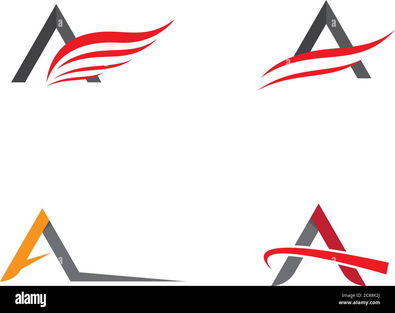 A letter logo vector icon illustration design Stock Vector Image & Art ...