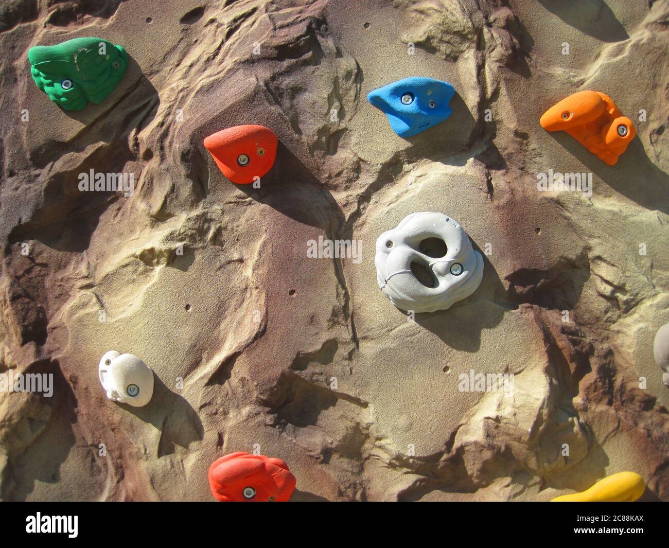 climbing wall as very nice sport background Stock Photo - Alamy