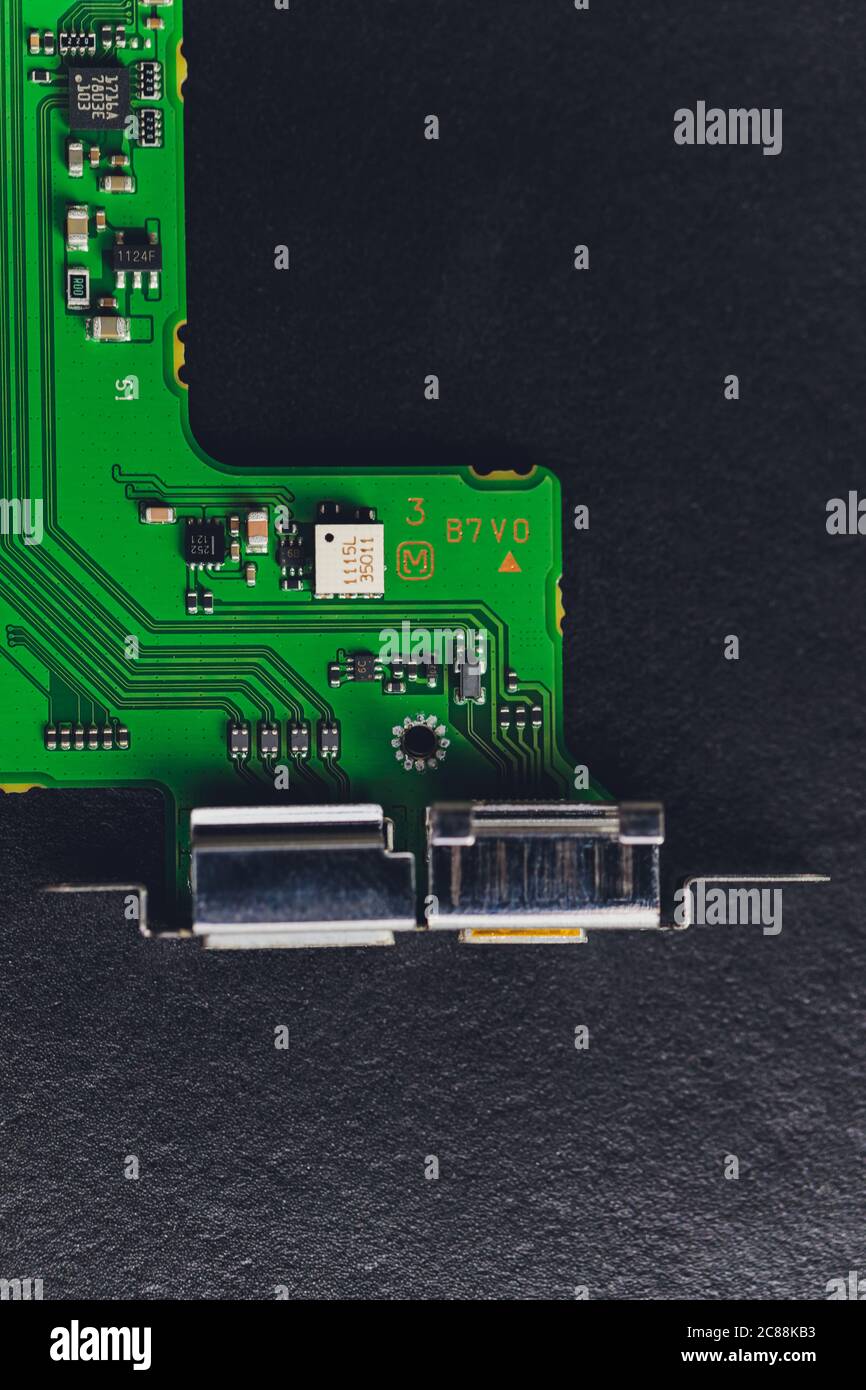 Electronic boards from a compact camera DSLR Stock Photo - Alamy