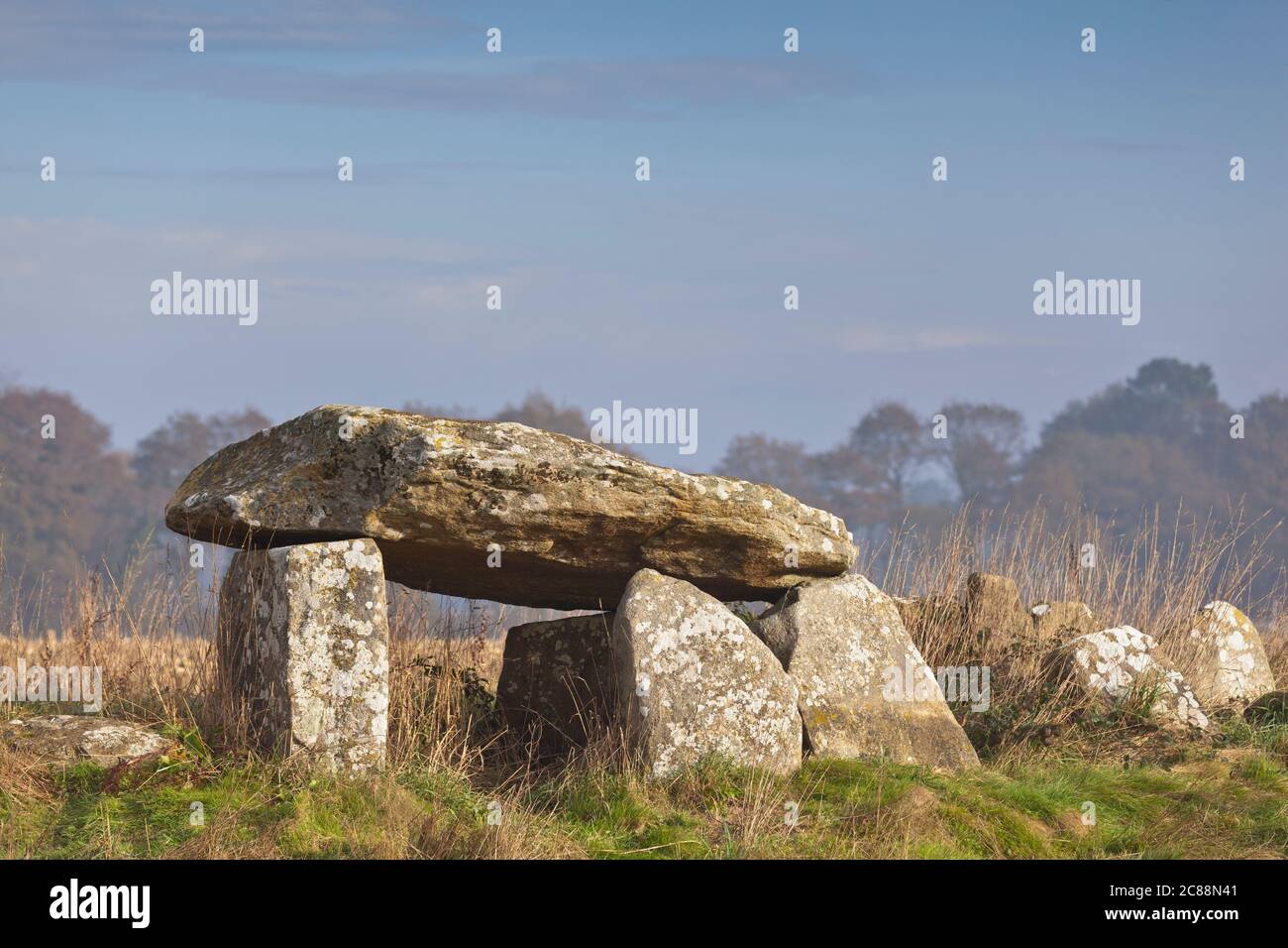 Dolmen in Brittany Stock Photo - Alamy