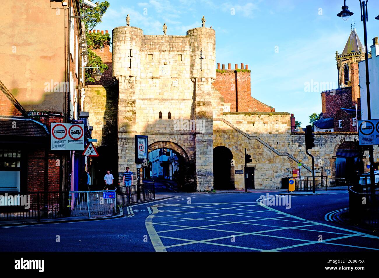 City york england bootham bar hi-res stock photography and images - Alamy